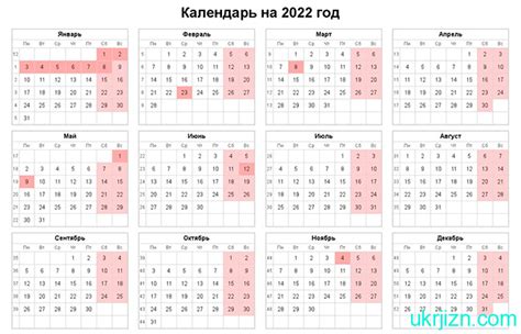 Нерабочие дни 2022 Украина праздничные и выходные в 2022 году