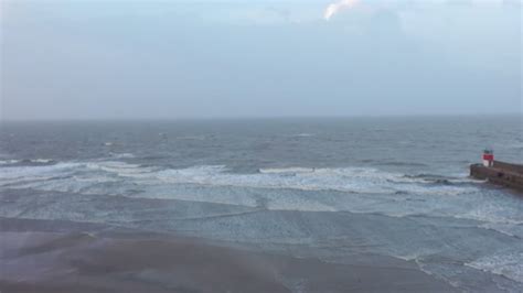Cyclone Biparjoy Mandvi Witnesses Rough Sea Conditions And Strong Winds