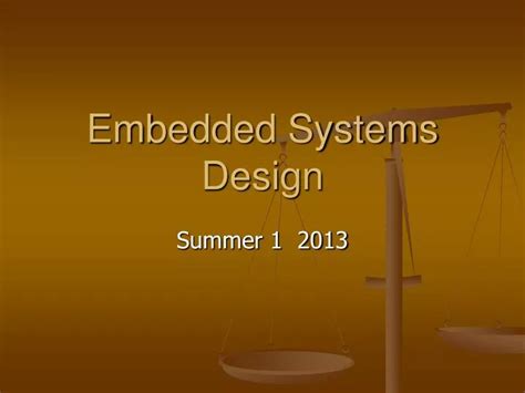 Ppt Embedded Systems Design Powerpoint Presentation Free Download Id4477282
