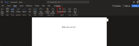 how to insert equation in word techcult