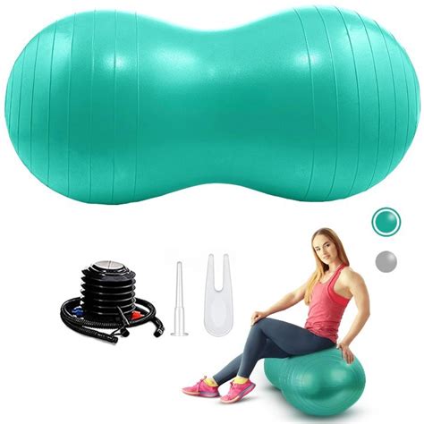 Amazon Hotselling Gym Fitness Shaped Peanut Physio Roll Yoga Balance