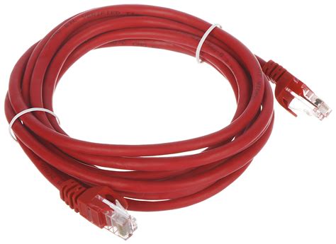 PATCHCORD RJ45 3 0 RED 3 0 M RJ 45 Patchcords Up To 3 0 M Delta