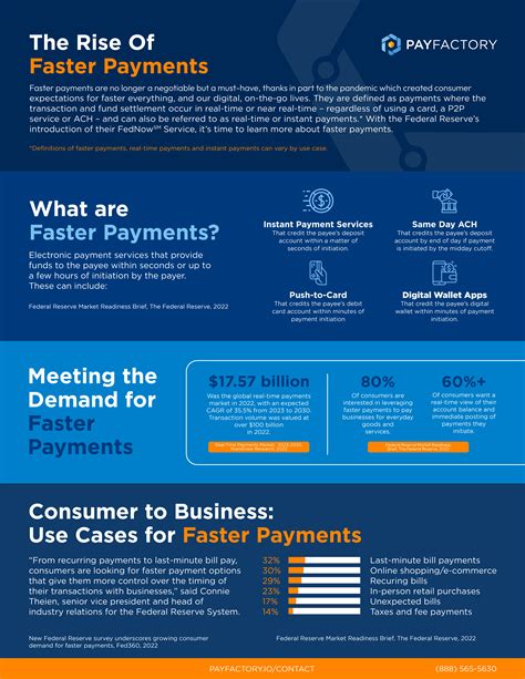 Payfactory Infographic The Rise Of Faster Payments