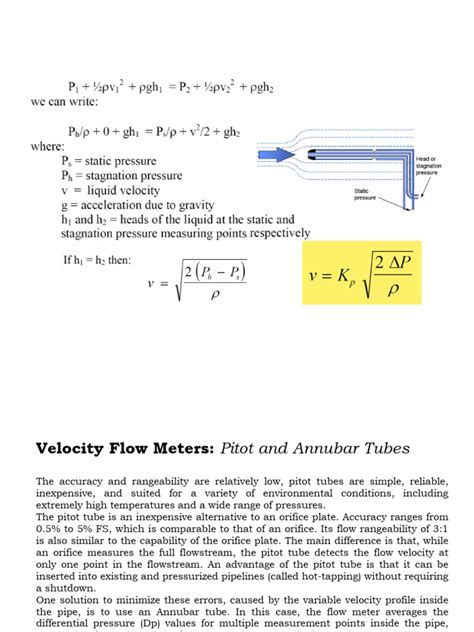 Velocity Flow Meters Pdf