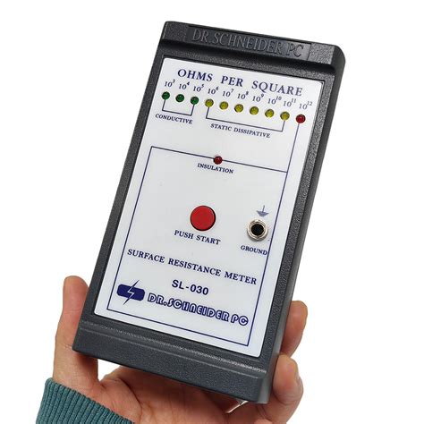 Sl 030 Digital Surface Resistivity Tester Esd Testing Device Antistatic