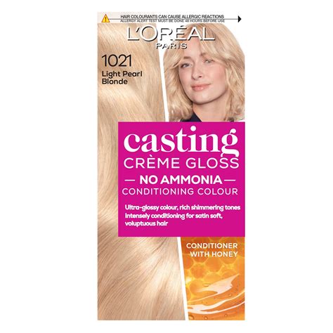 LOr Al Paris Ammonia Free Semi Permanent Hair Dye 1021 Light Pearl