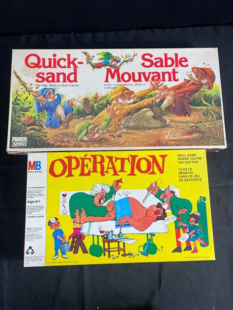 Lot Of Board Games Operation Quicksand Barbie And More
