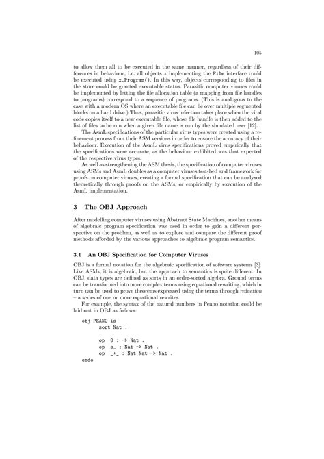 Algebraic Specification Of Computer Viruses And Their Environments Pdf