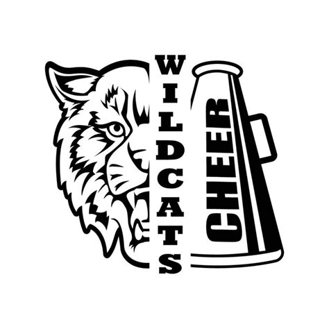 Wildcats Cheer Cheerleading Instant Download Wildcat Vector Etsy