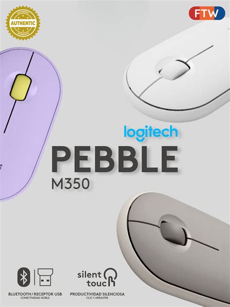 [1 2 Day Delivery ] Logitech M350 Pebble Wireless Bluetooth Mouse