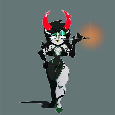 Rule 34 Cigarette Homestuck Homestuck Troll Porrim Maryam Shadow