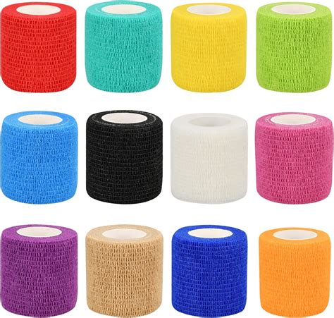 12 Pack Self Adhesive Wrap Bandage Vet Wrap For Pets