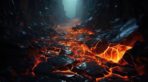 Premium Ai Image Close Up Lava