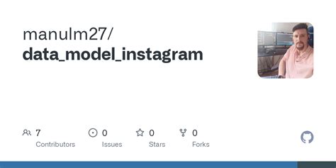 GitHub Manulm Data Model Instagram