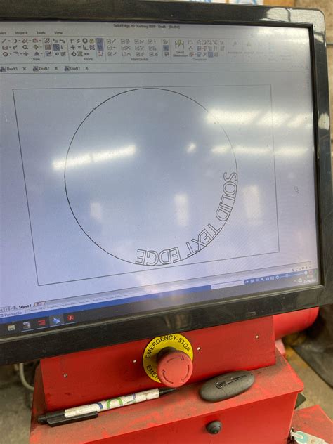 Text On Curved Surface R Solidedge