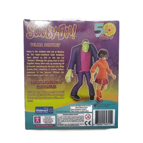 Scooby Doo 50 Years Velma Dinkley And Frankenstein 2 Figure Walmart