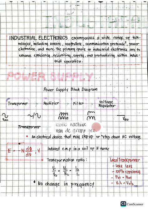 SOLUTION Industrial Electronics Power Supply And Filtered Power Supplycapacitor Filter Studypool