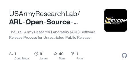 Issues · Usarmyresearchlabarl Open Source Guidance And Instructions