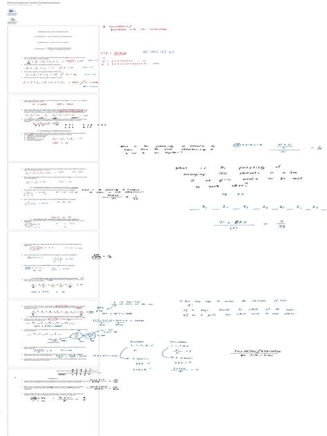 Permutations And Combinations Solved Examples Pdf