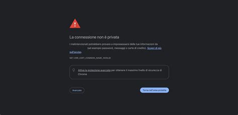 NET ERR CERT COMMON NAME INVALID Modi Per Risolverlo SiteGround KB