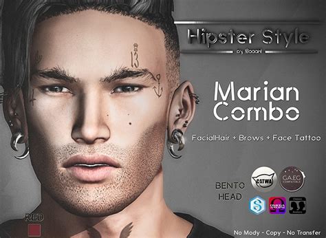 Second Life Marketplace [hipster Style] Marian Combo Red
