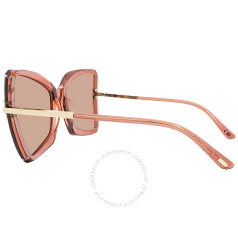 Tom Ford Gia Pink Butterfly Ladies Sunglasses Ft0766 72y 63