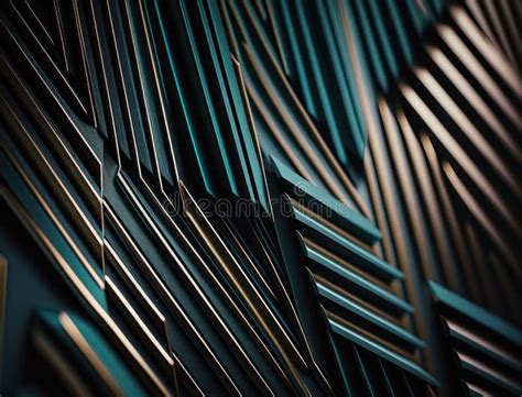 Modern Technology Abstract Texture With Diagonal Metallic Lines Created