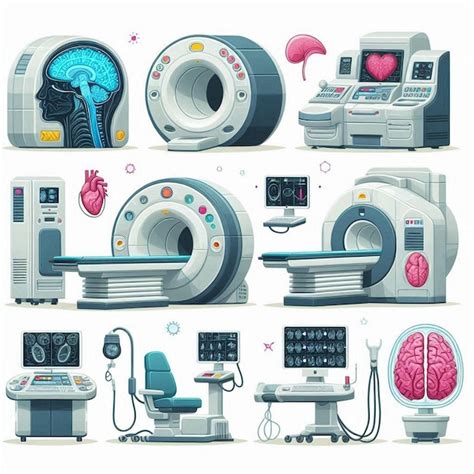 Mri Machine Vector Illustration Premium Ai Generated Vector