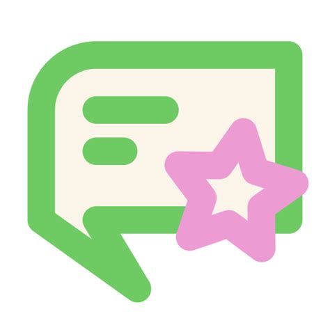 Message Generic Outline Color Icon