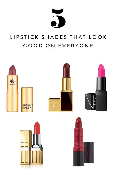Lipstick Shades That Look Good On Everyone Lipstick Shades Flattering Lipstick Beauty