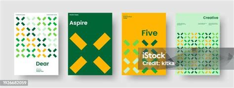 Desain Presentasi Bisnis Geometris Template Banner Kreatif Tata Letak