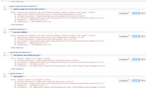 Error Promise Was Rejected With The Following Reason Selector Needs