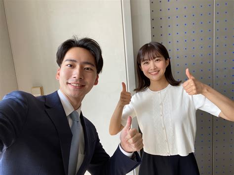 フジテレビアナウンサー公式ツイッター On Twitter はじめましてフジテレビ新人アナウンサーの東中健、原田葵です！ 5月8日から