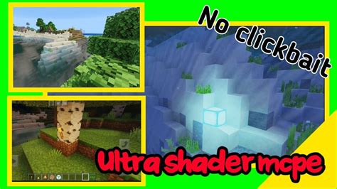 Ultra Shader For Mcpe 1 16 Premium Shader Free Youtube