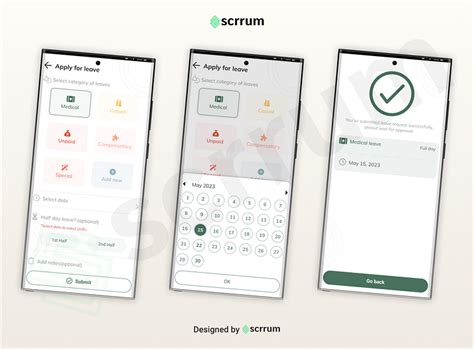 Leave Apply By Scrrum Labs On Dribbble