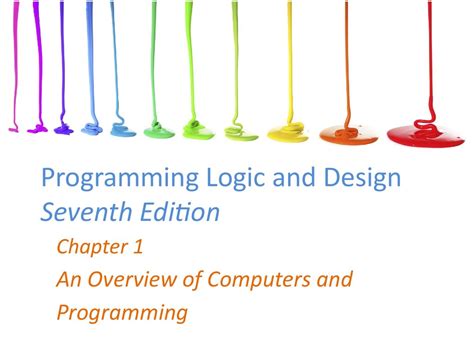 Programming Logic And Design Seventh Edition Chapter 1 An Overview Of