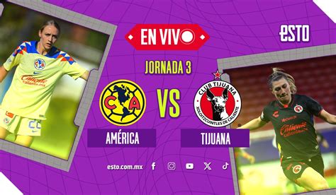 América Vs Tijuana Sigue En Vivo La Jornada 3 De La Liga Mx Femenil
