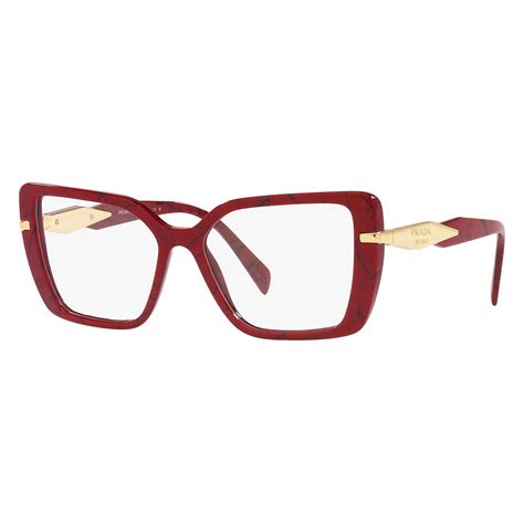 Prada Red Womens Cat Eye Eyeglasses M000550 Itshot