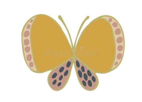 Vector De Doodle De Mariposa Insecto Brillante Silueta De Mariposa De