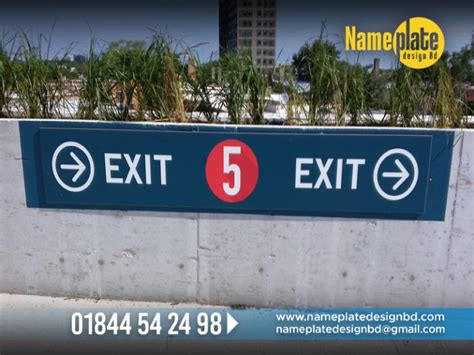 Name Plate Led Name Plate Led Sign Bd Ltd Exit Name Plate Design And