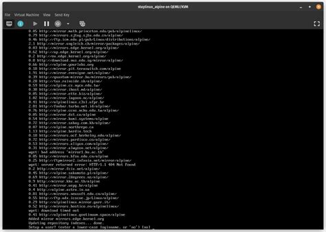 Installing Alpine Linux