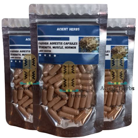 Fadogia Agrestis Capsules 500mg High Potency Extract Natural 101