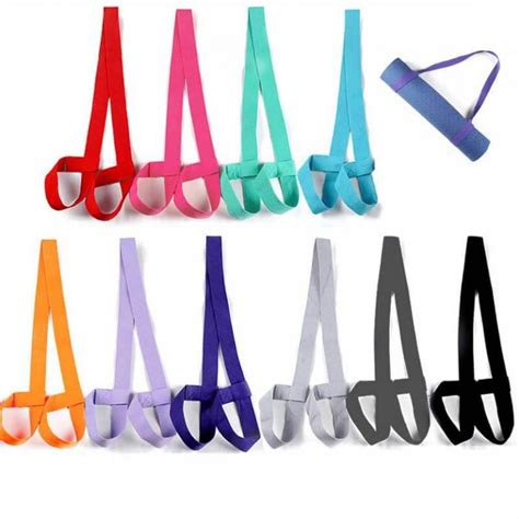 Cotton Yoga Carrying Strap Multi Colors Yoga Essentials Brand Oem