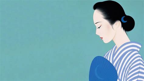 Drawing Of A Japanese Girl · 1920x1080 Full Hd Free Photo From Danastr