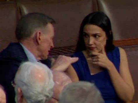 Aoc Praised For Patient Smiling And Nodding While…