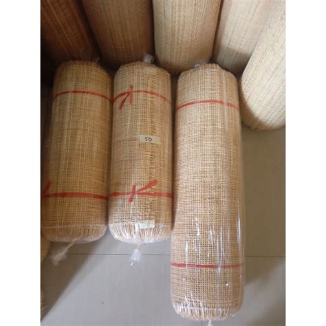 Jual Webbing Rotan Alami 30 70 Motif Square Shopee Indonesia