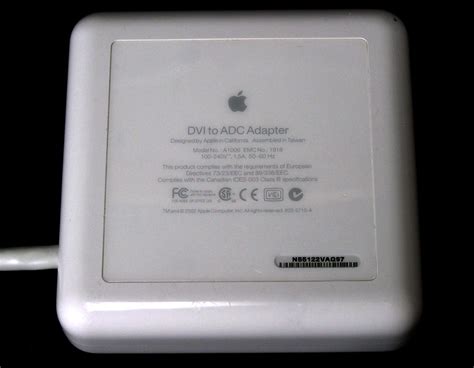 Apple Dvi To Adc Adapter Apple Rescue Of Denver