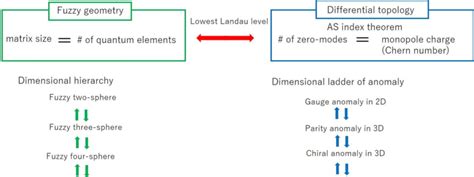 the correspondence between the fuzzy geometry and the differential