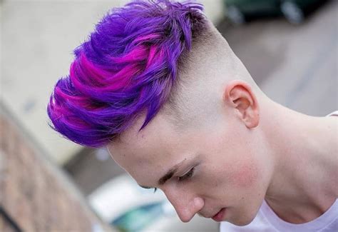 20 Funky Purple Hairstyles For Men 2024 Update Hairstylecamp