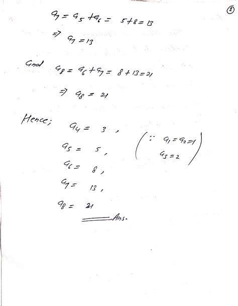 Solved 1 The First 3 Terms Of The Fibonacci Sequence Are 1